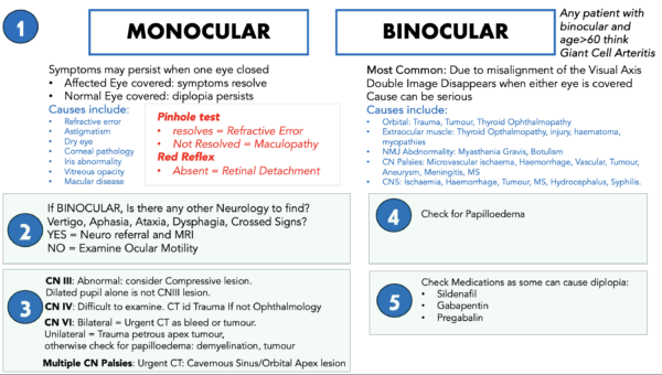 5 Steps to Diagnosing Diplopia | Resus